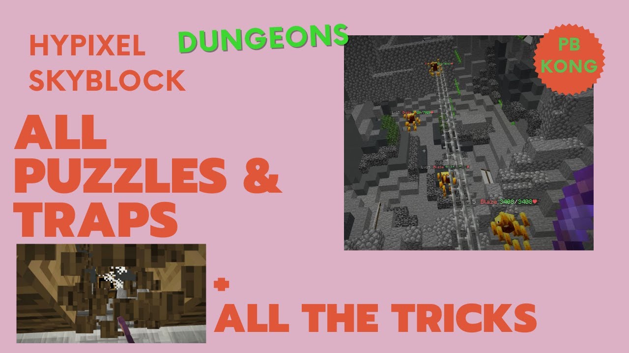 All of Trap Rooms and Puzzles Dungeons | Hypixel Skyblock Dungeons ...