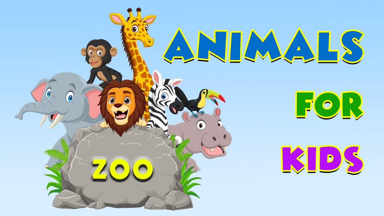 Animals for Kids | Learn Animal Names and Sounds | kids enjoy animals ...