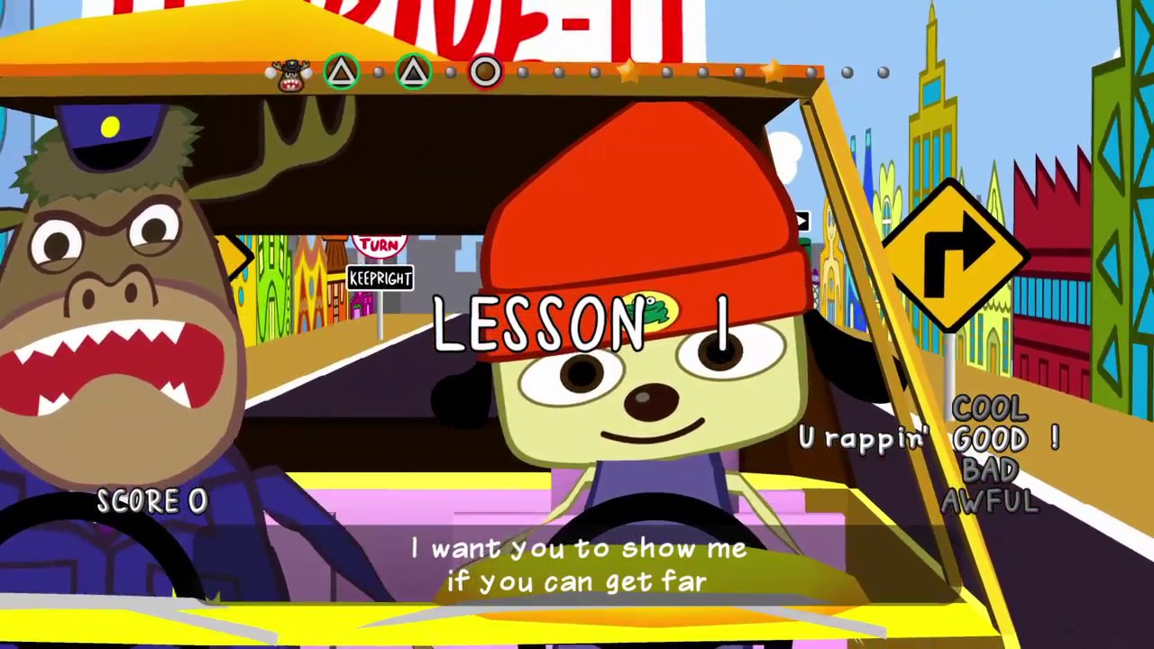 PaRappa The Rapper™ Remastered - How I got my driver's license - YouTube