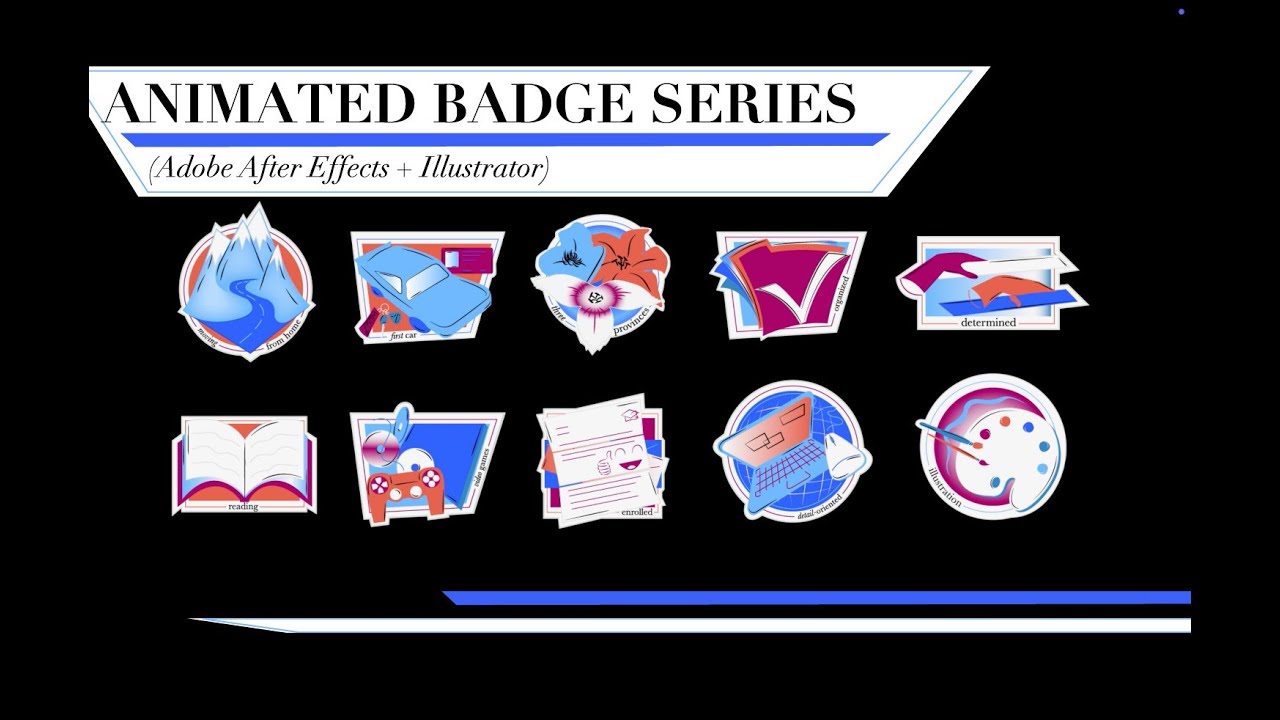 Animated Badges - Final Board - YouTube