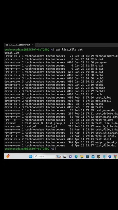 Unix Basics Shell Script Input Redirection Unix Unixtutorial