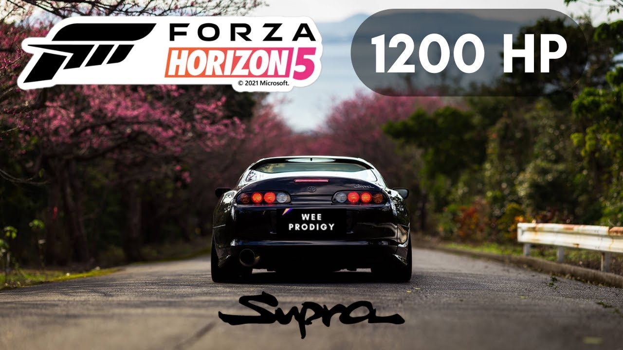 Driving my 1200 HP Toyota Supra 60 FPS (FZ 5) - YouTube