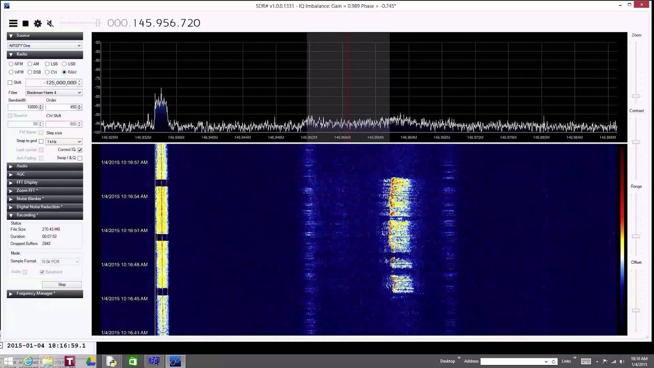 Satellite FUNcube-1 AO-73 with Airspy SDR Time Lapse - YouTube