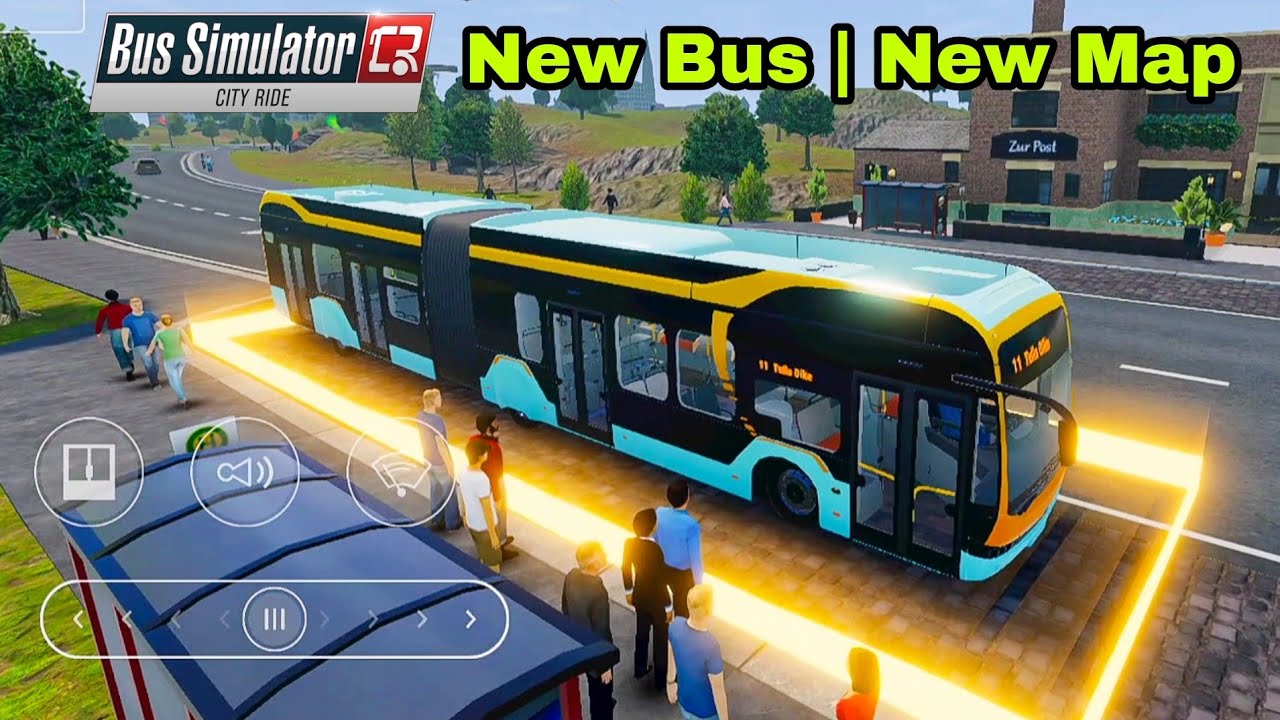 Bus Simulator City Ride #2 Gameplay - New Bus And New Map Review - YouTube