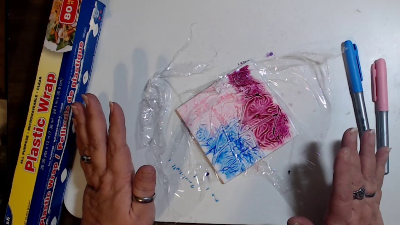 Art on Tile "Sharpies anyone?" - YouTube
