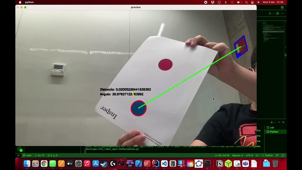 Projeto Robótica Computacional - Visão Computacional com OpenCV2/Python - YouTube