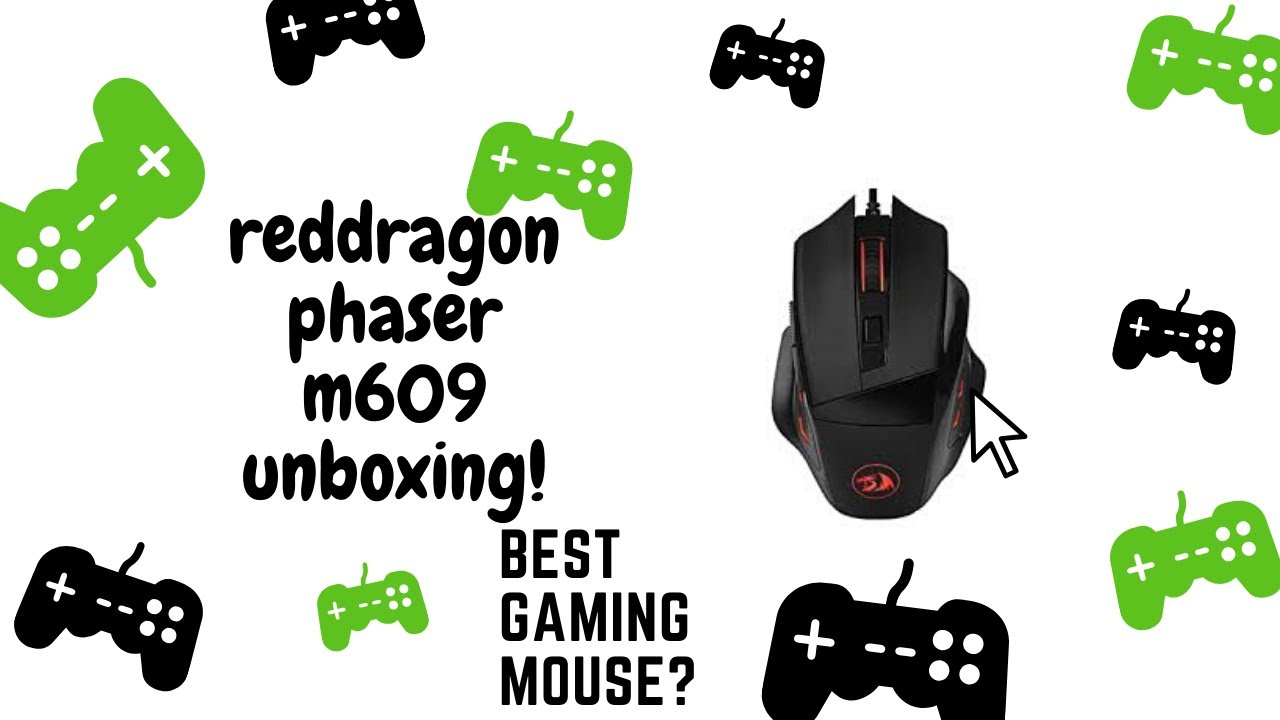 Unboxing reddragon m609 gaming mouse!(read discription) - YouTube