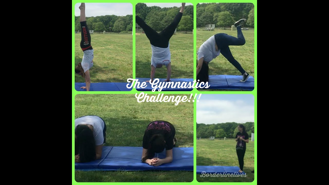 gymnastics challenge - YouTube