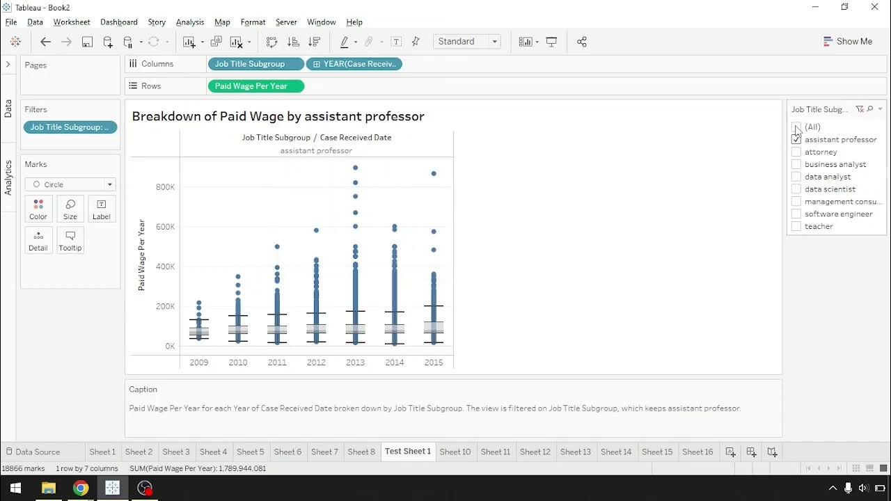 Customization of Titles and Captions in Tableau - YouTube