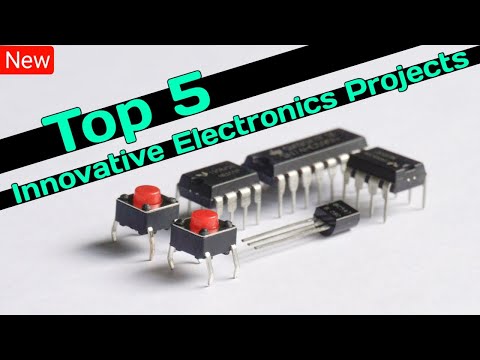 Top 5 Innovative electronics projects using BC547, CD4017, NE555, Push ...