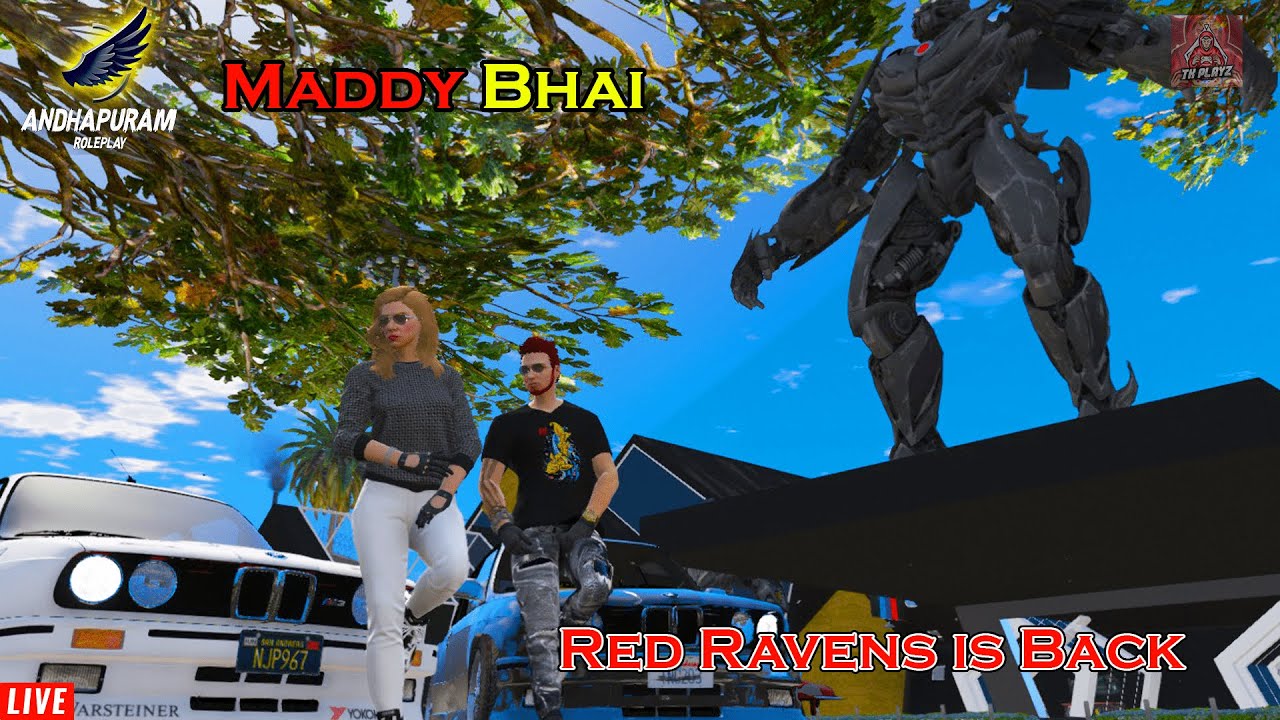 Red Ravens is Back Maddy Bhai in APRP Live tamil | Andhpuram GTA V RP ...