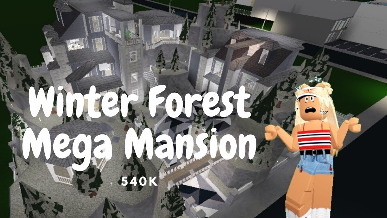 Winter Forest Mega Mansion | Welcome To Bloxburg | 540k - YouTube
