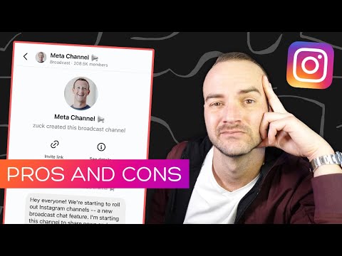 NEW Instagram Broadcast Channels (Pros and Cons)