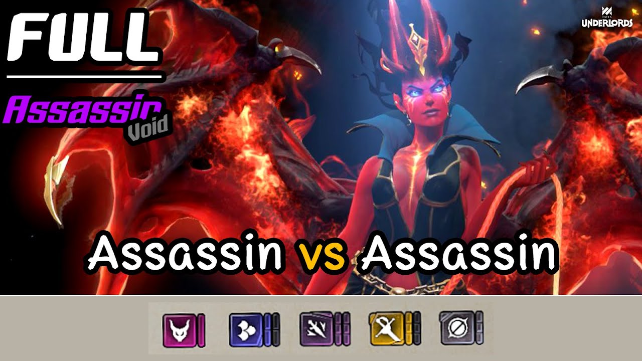 Assassin ปะทะ Assassin 😤 [Dota Underlords ไทย/TH] Full Assassin, Void ...