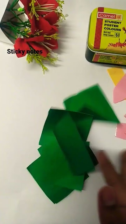 How to make sticky notes at home ️ - YouTube