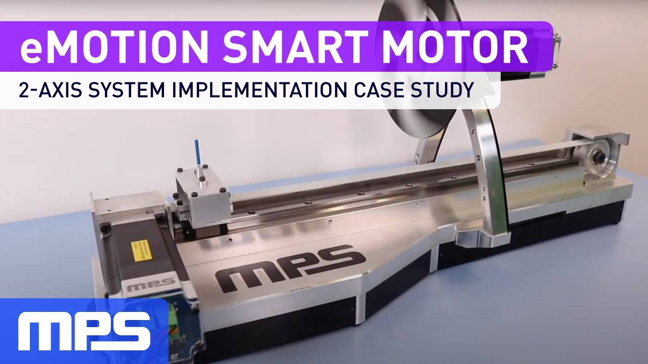 Motion Control with MPS 2-axis BLDC motor - YouTube
