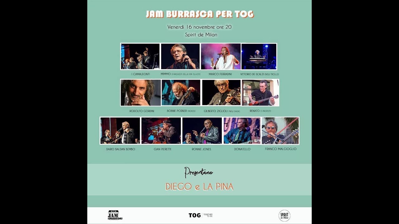 44°Jam Burrasca in concerto per TOG 16-11-2018 I Ragazzi della via ...