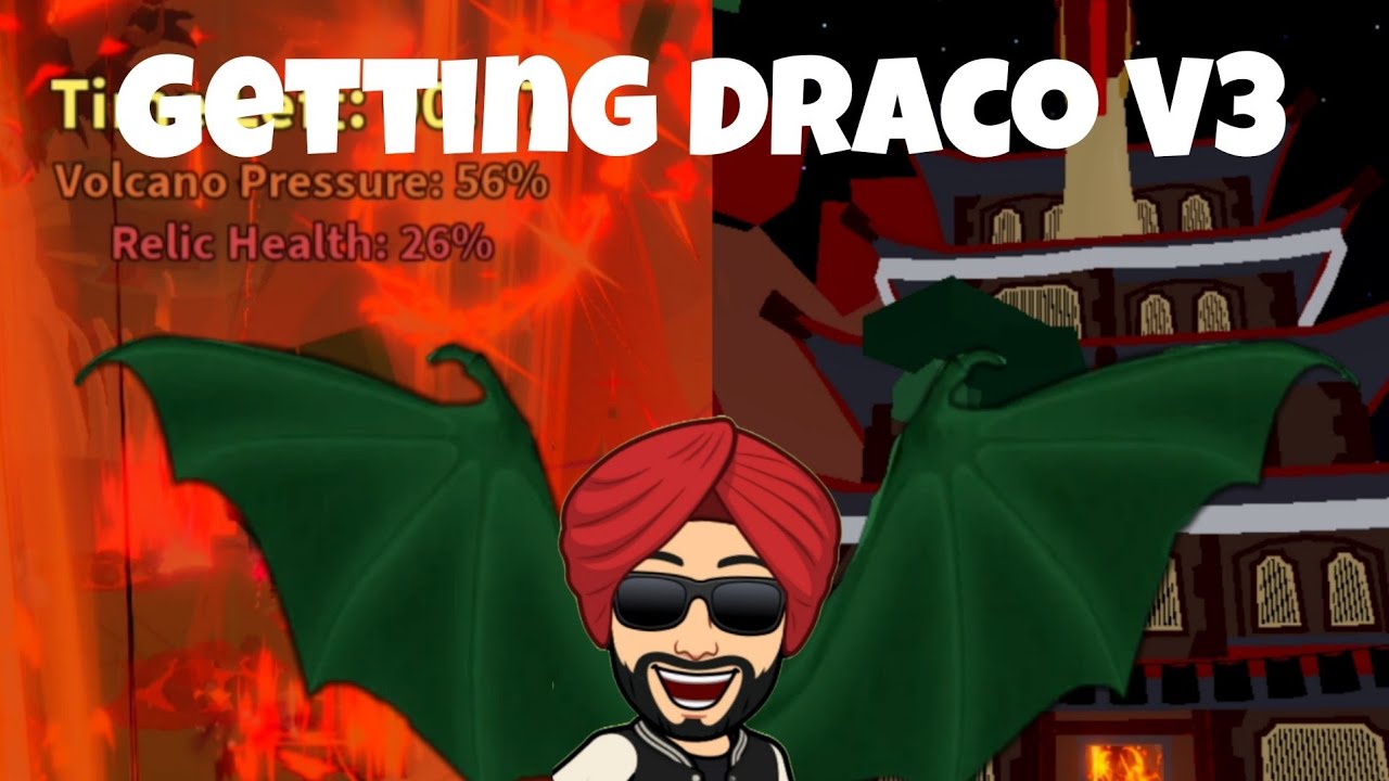 How To Get Draco V3 In Roblox Blox Fruits - YouTube