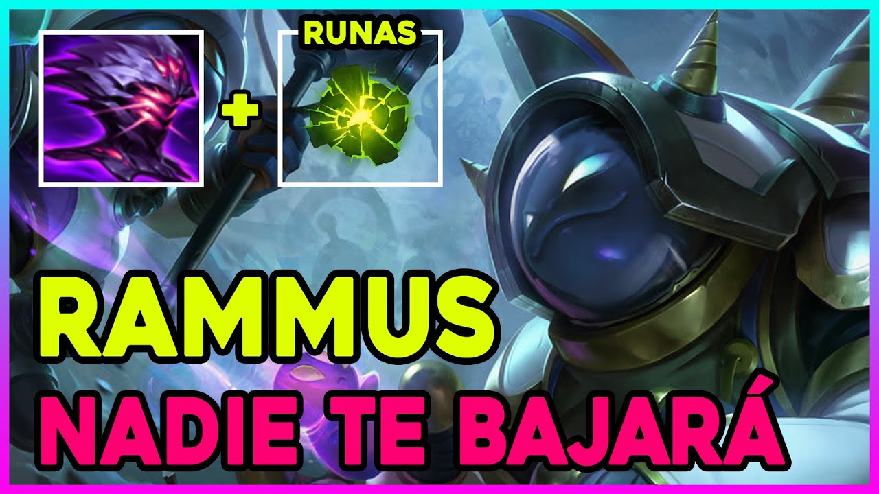 🔥 *TANQUE LETAL* COMO JUGAR RAMMUS JUNGLA S13 GUÍA ESPAÑOL | TEMPORADA LOL 2023 - YouTube