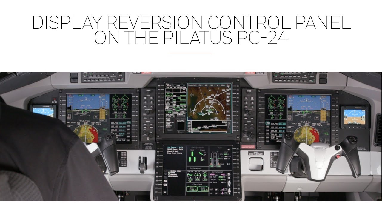 Display Reversion Control Panel on the Pilatus PC-24 | Honeywell ...