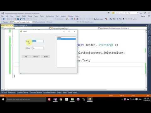Update Item In ListBox - YouTube