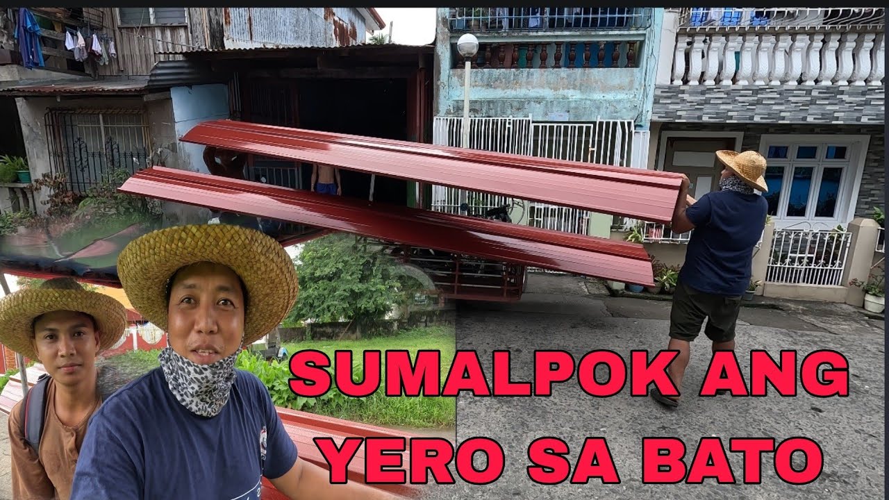 Finally nakabili n kami ng yero para sa Pangarap na Piggery Naaksidente ...