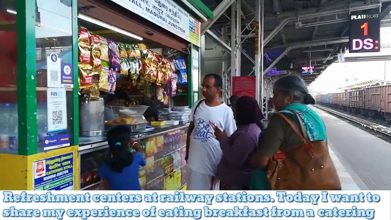 Railway Catering Stall Breakfast Idli review - YouTube