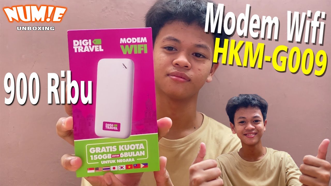 Unboxing modem wifi HKM-G009 - YouTube
