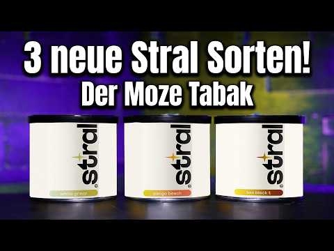 3 neue STRAL by Moze Sorten | White Grayp, Lem Black T & Pango Beach