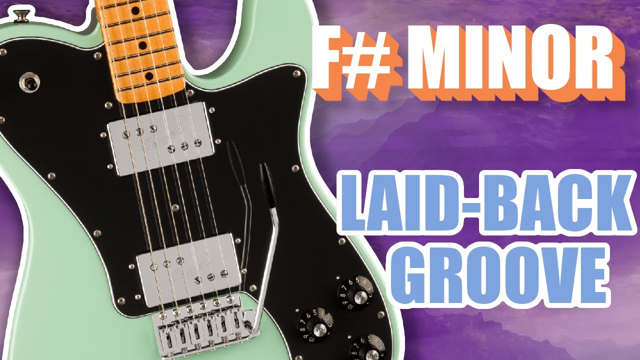Laid-Back Groove | Guitar Backing Track in F# Minor - YouTube