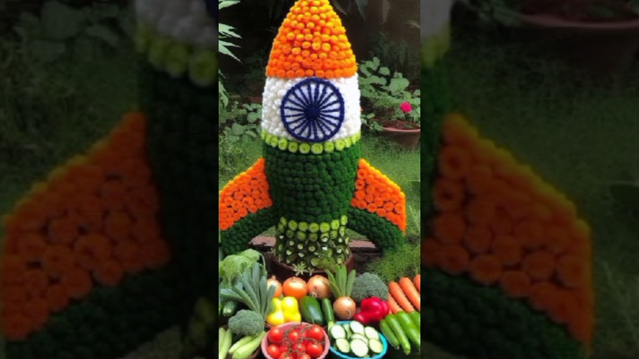 Indian Flag in The Vegetables Colors Indian Culture 👌 #Beautiful #Art's ...