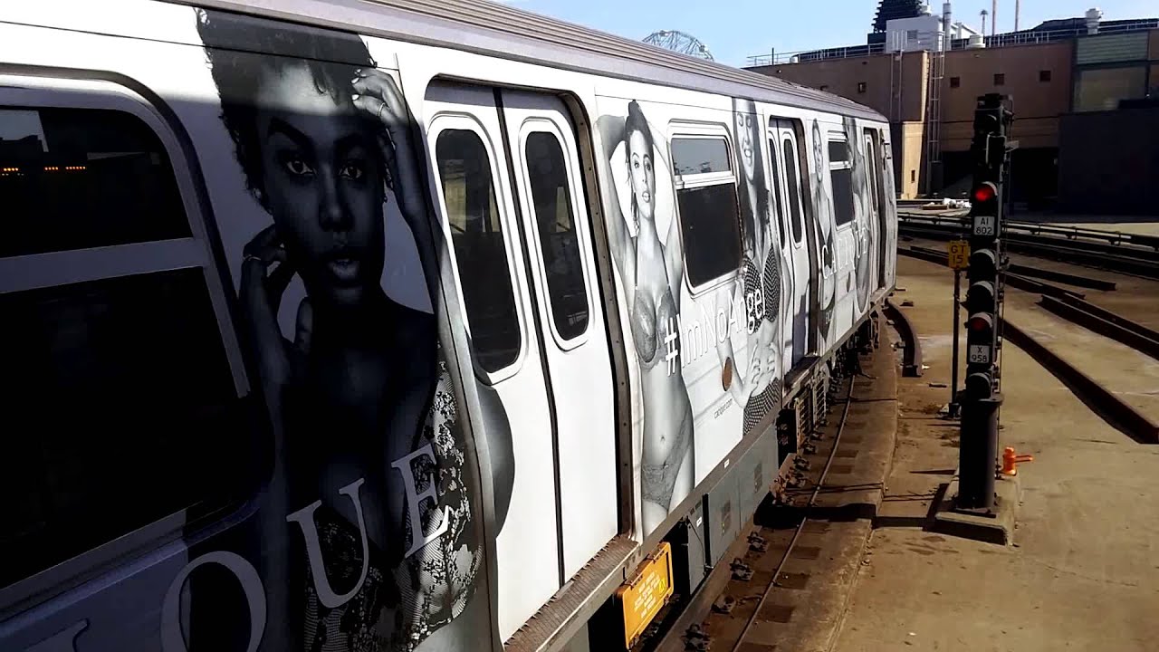 MTA Subways - Kawasaki R160B #9842 {Cacique Ad Wrap} on the (F ...