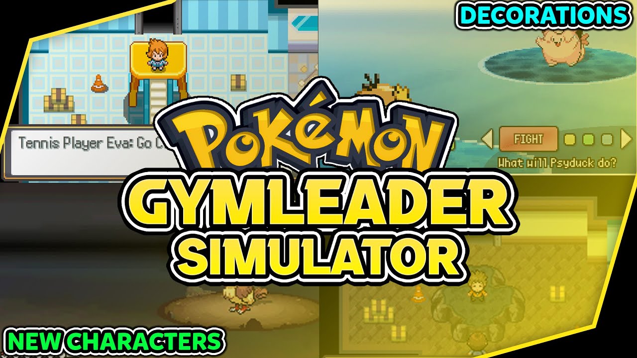 Updated New Pokemon Game With Play as Gymleader, 2 Characters, 150 ...
