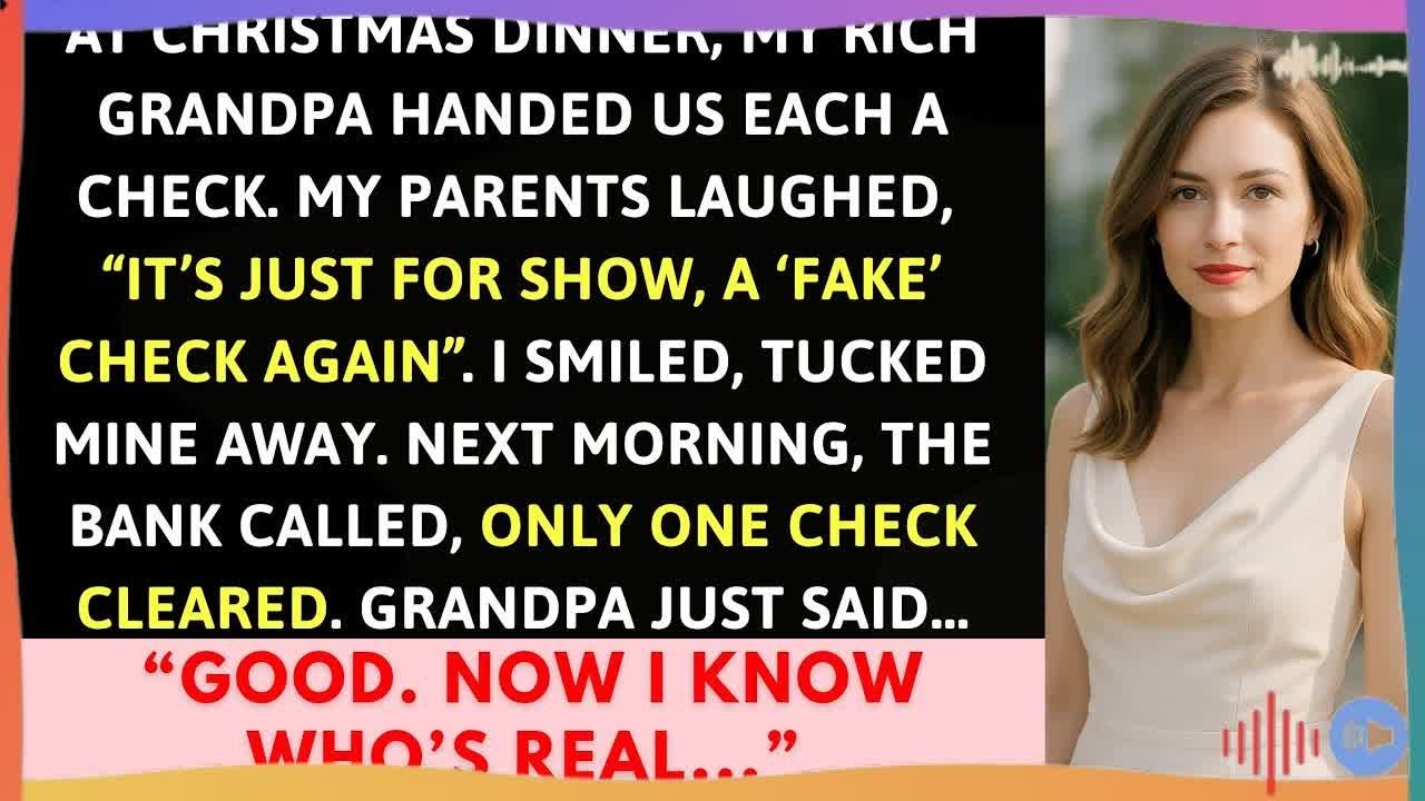 My Grandpa Gave Me a “Fake Check” as A Joke. My Parents Laughed. But ...