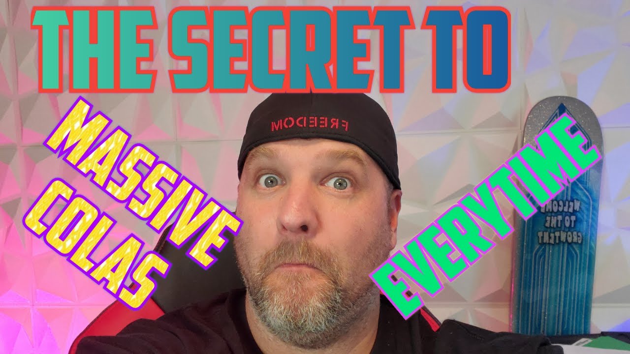 The Secret to Massive Colas Every time!!! - YouTube