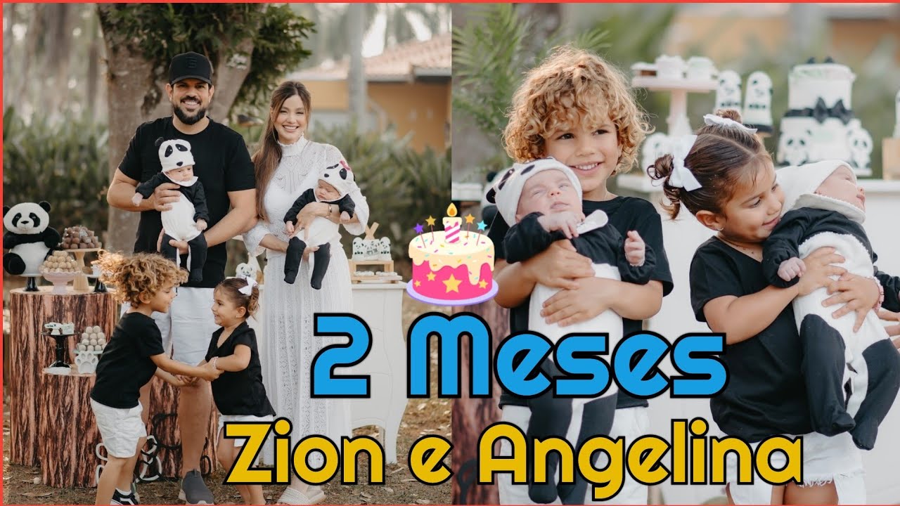 Cantor Sorocaba e Biah Rodrigues Celebram os 2 meses dos filhos gêmeos ...