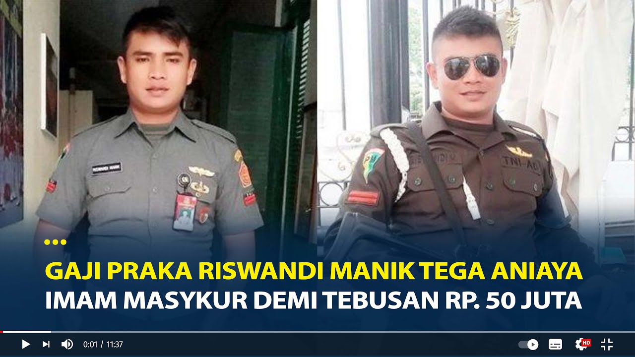 Gaji Praka Riswandi Manik, Paspampres Tega Aniaya Imam Masykur Demi ...