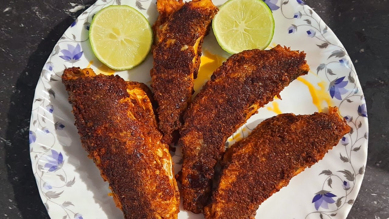 Tandoori Fish Recipe| Masala Fish Fry Recipe | Telangana Style Tandoori ...