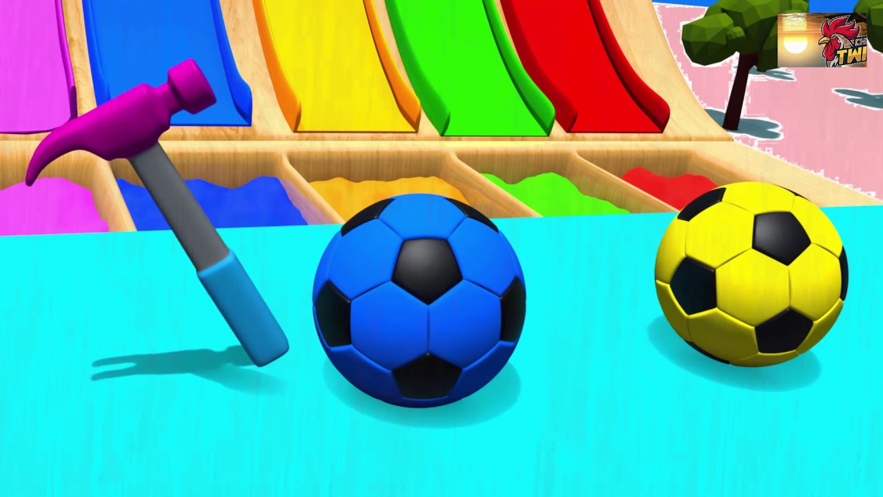 CHILDREN PLAY WITH DIRECT AND COLOR BALLS - YouTube