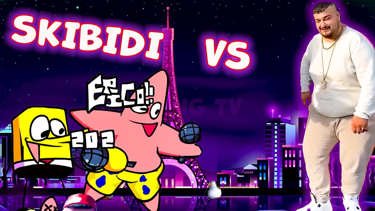 Skibidi bop battle with FNF Spongebob and patrick dance part 2 - YouTube