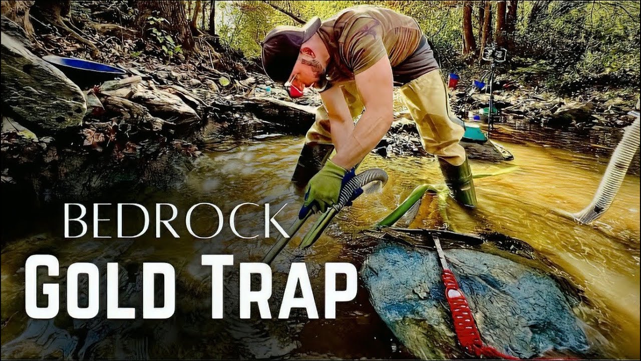 Dredging Bedrock Crevices for Gold /Gold Prospecting for Flour Gold ...