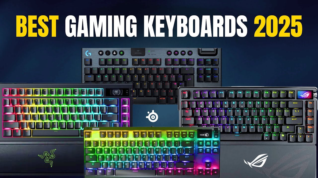 Top 10 Best Wireless Gaming Keyboards 2025 - YouTube