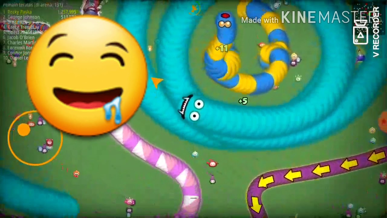 Cacing BIRU WORMS ZONE Langsung 4 juta !!! - YouTube