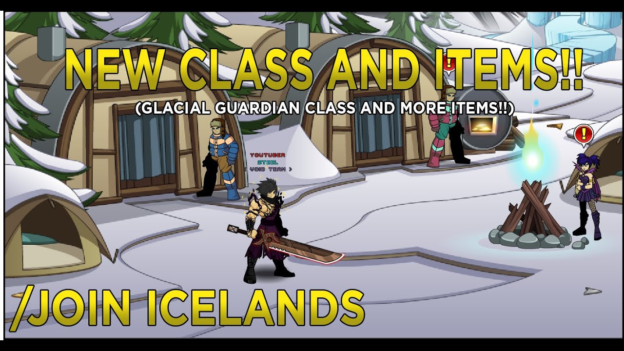 AQW Private Server 2020: Venture Worlds / IceLands Map / Glacial ...