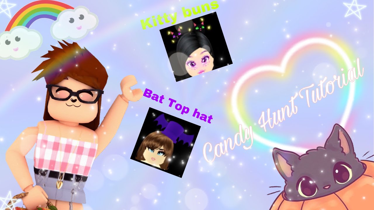 Royal High Candy Hunt Event! How To Get The Kitty Buns & Bat-TopHat ...