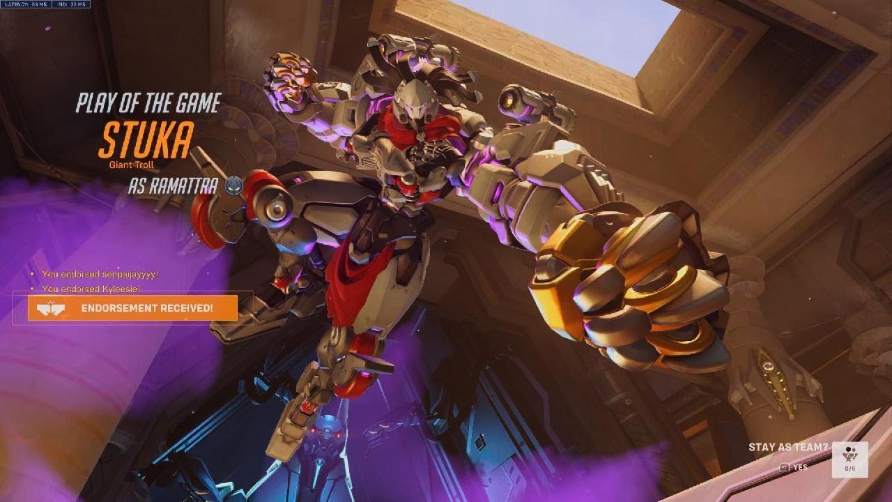 Overwatch 2: Qp Anubis Ramattra [Hero Perks] - YouTube