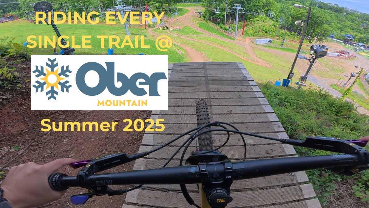 Riding EVERY trail at Ober Mountain Bike Park | Summer 2025 - YouTube