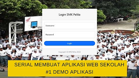 Membuat Aplikasi Web Sekolah dengan PHP dan MySQL - YouTube