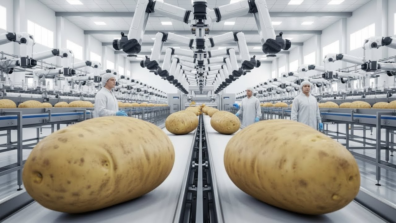 How Potatoes Process Inside the World's Largest Factory (All Process ...