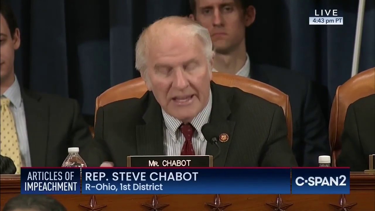 Congressman Chabot's Remarks from 12/11 House Judiciary Markup - YouTube
